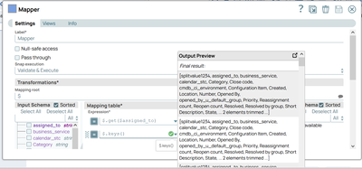 Need to know all the columns in input pipeline using expression in ...